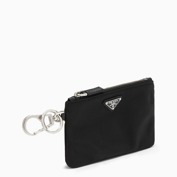 Prada | Accessories | Prada Black Renylon Key Case Pouch Men | Poshmark